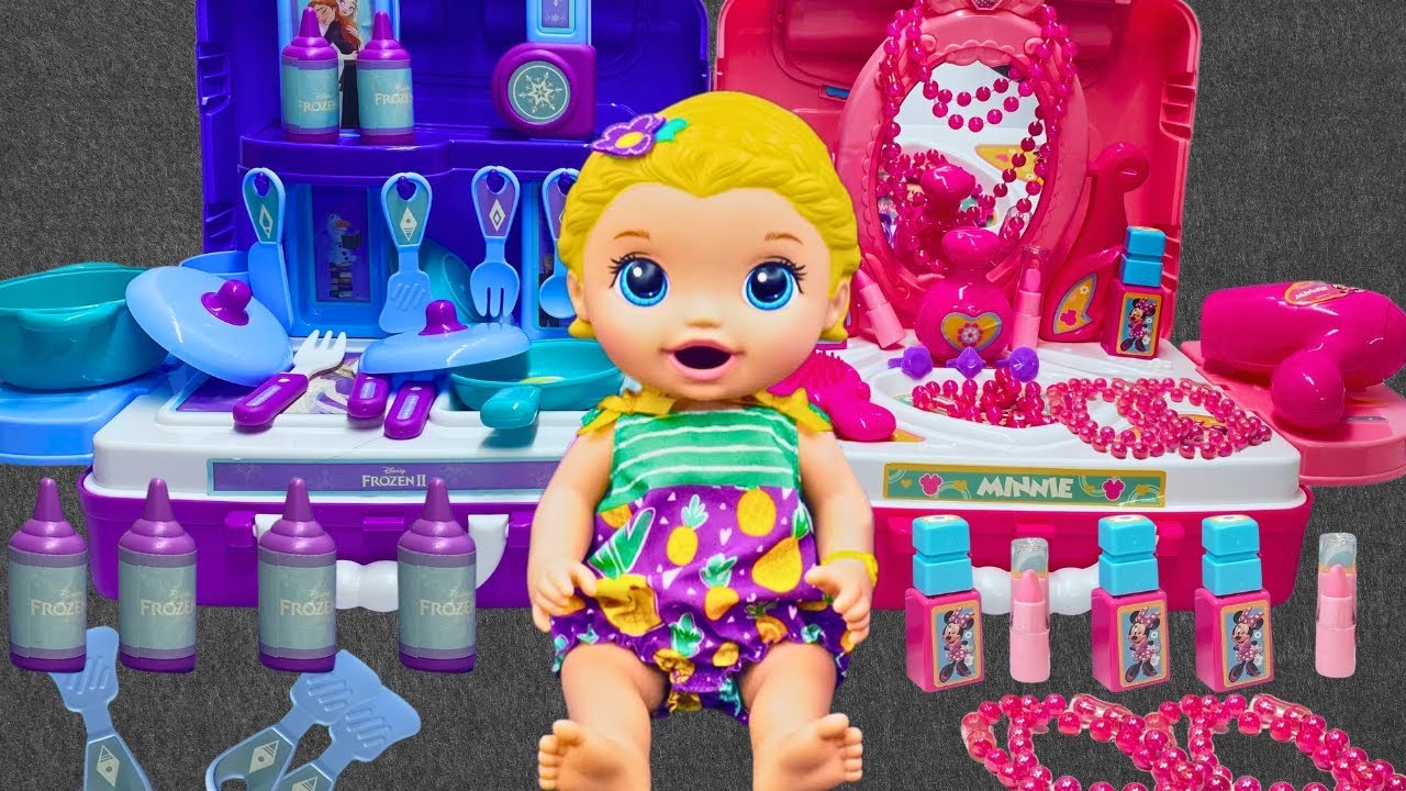 82 Minutes Makeup Playset, Satisfying Unboxing Realistic Minnie Mouse ...