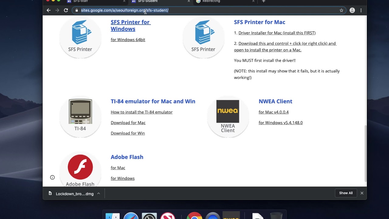 Installing the NWEA lockdown browser SFS Mac users - YouTube