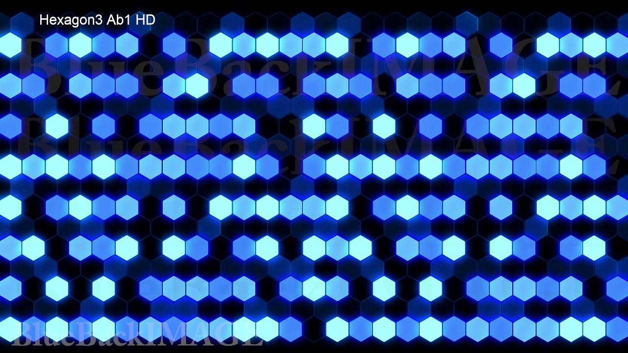 illumination LED Light Hexagon pattern abstract block wall background ...