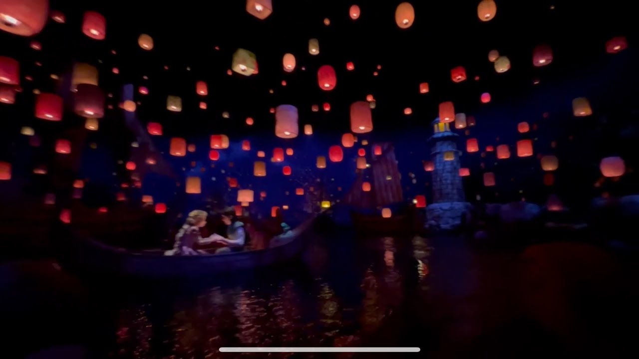 Rapunzel’s Lantern Festival at Tokyo Disney Sea ride POV Tangled | 東京 ...