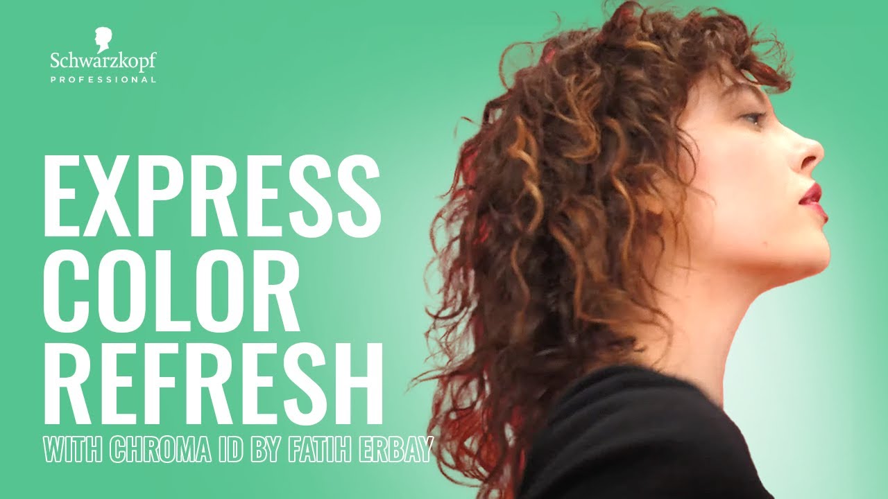 Hair how-to: Express Color Refresh with CHROMA ID by Fatih Erbay - YouTube