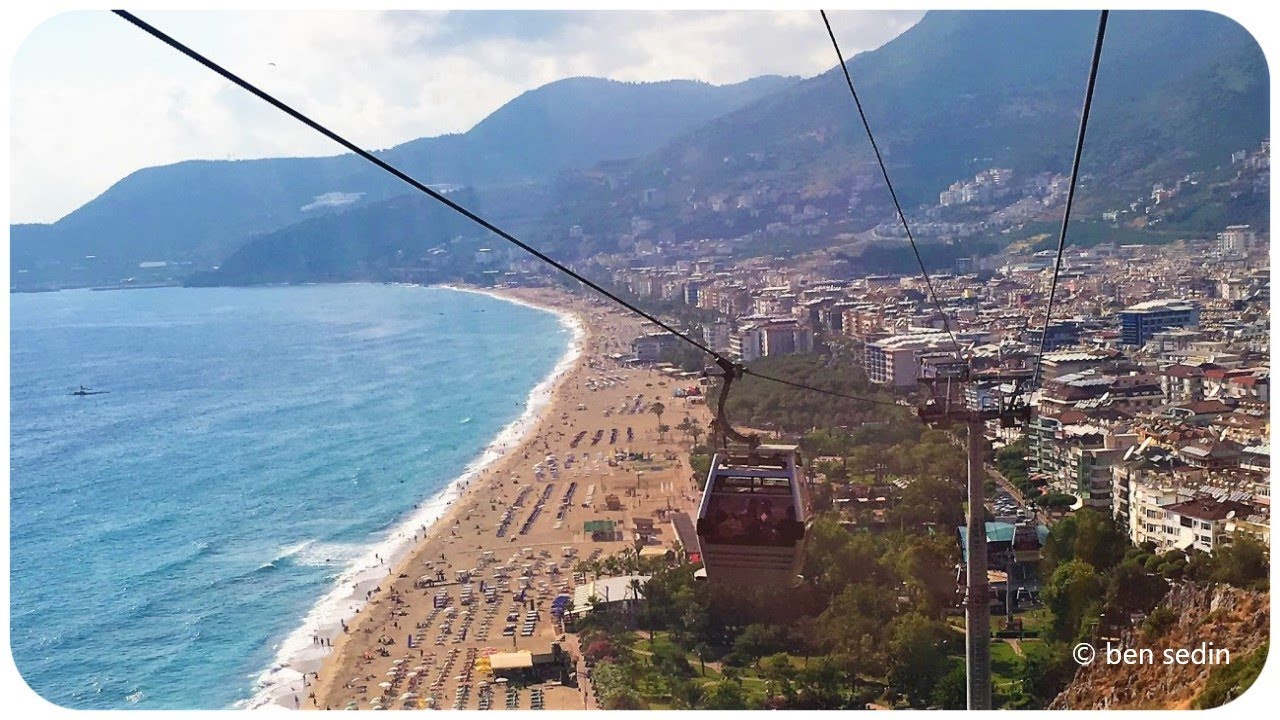 Alanya Teleferik (Cable car), Turkey - YouTube