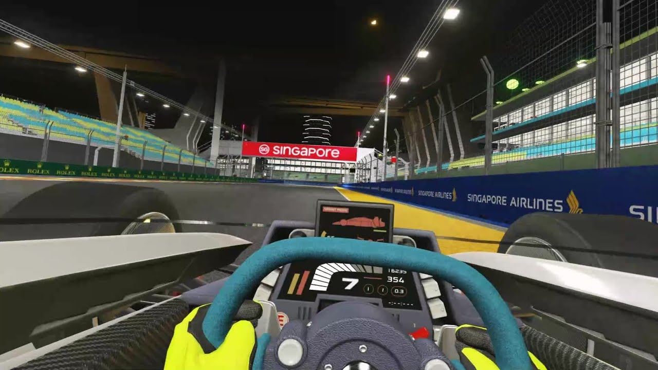 VR Cyber Formula Knight Savior F1 Singapore Assetto Corsa - YouTube