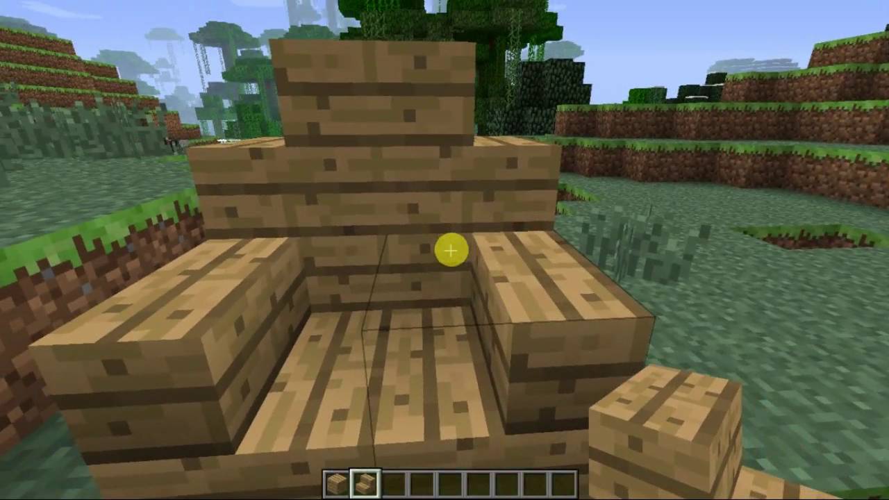 Minecraft: How to make Throne - YouTube