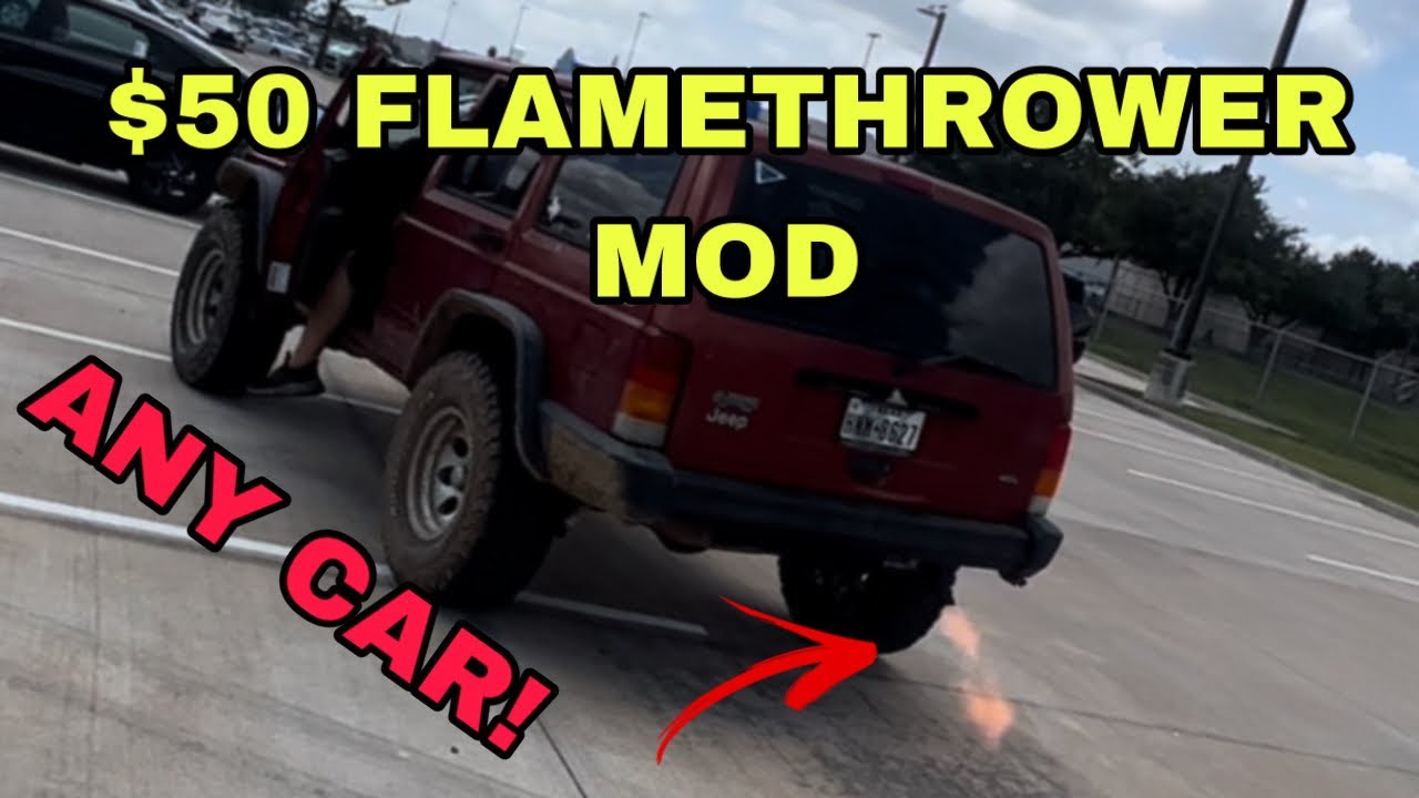 $50 FLAMETHROWER MOD - YouTube
