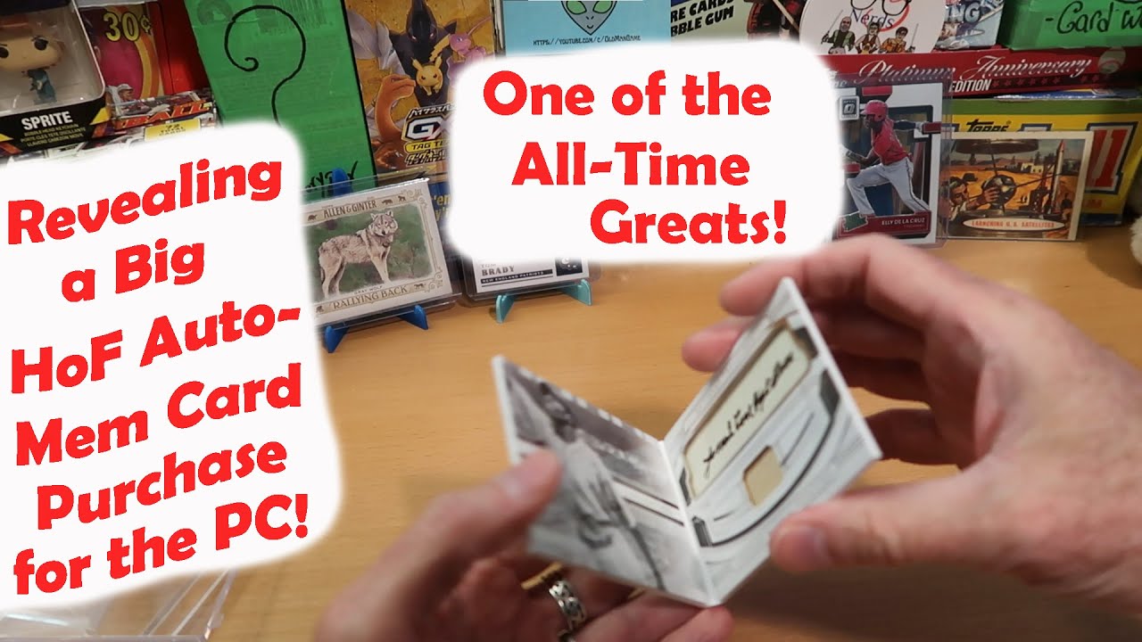 Big Mail Day Purchase--HoF Auto Mem Card! - YouTube