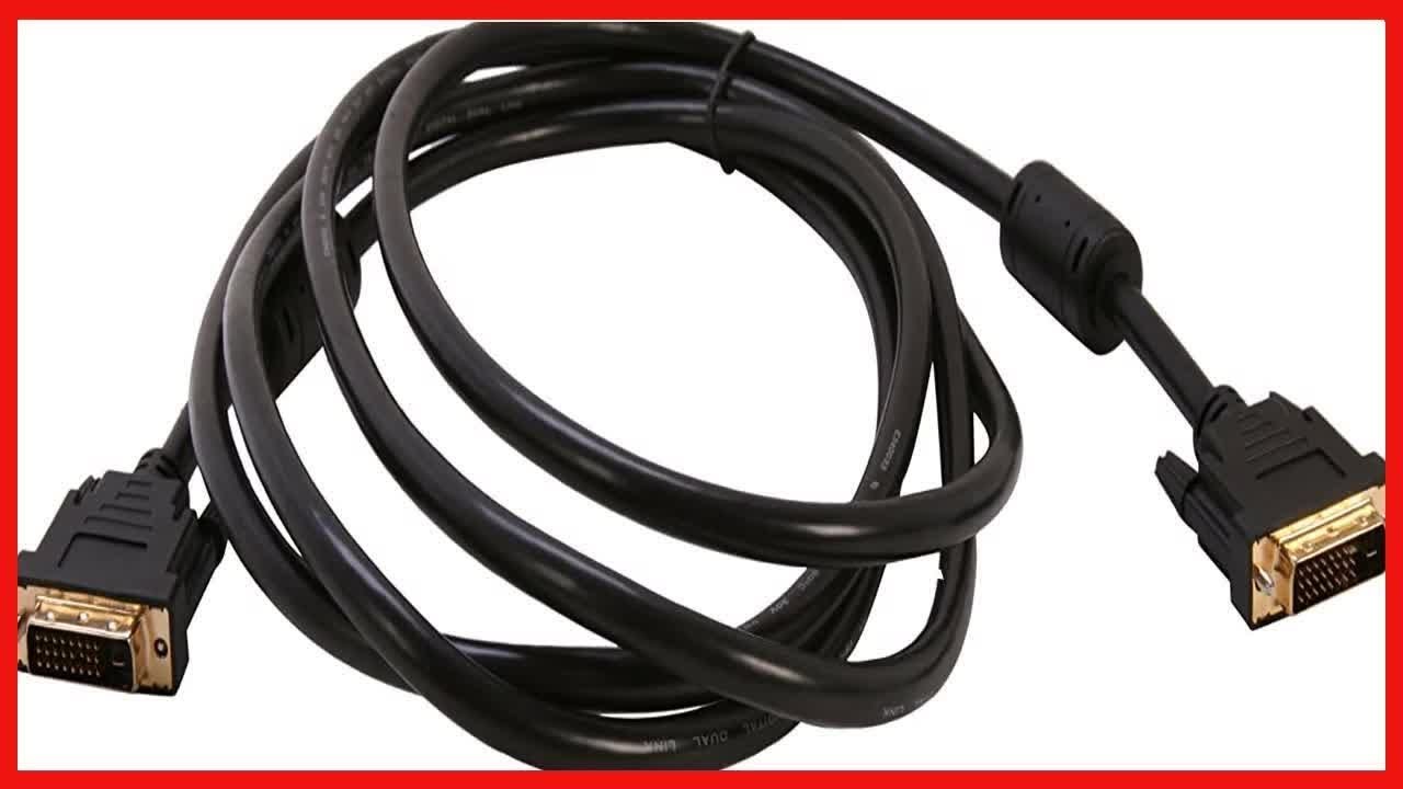 Rosewill 10-Feet DVI-D Male to DVI-D Male Digital Dual Link Cable, Gold ...