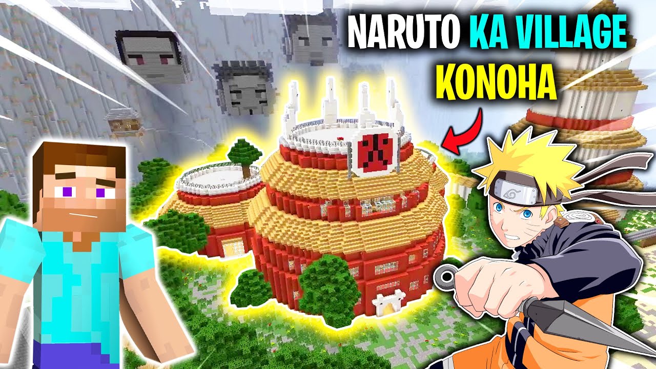 Naruto Ka Konoha Village | Minecraft Gameplay Hindi - YouTube