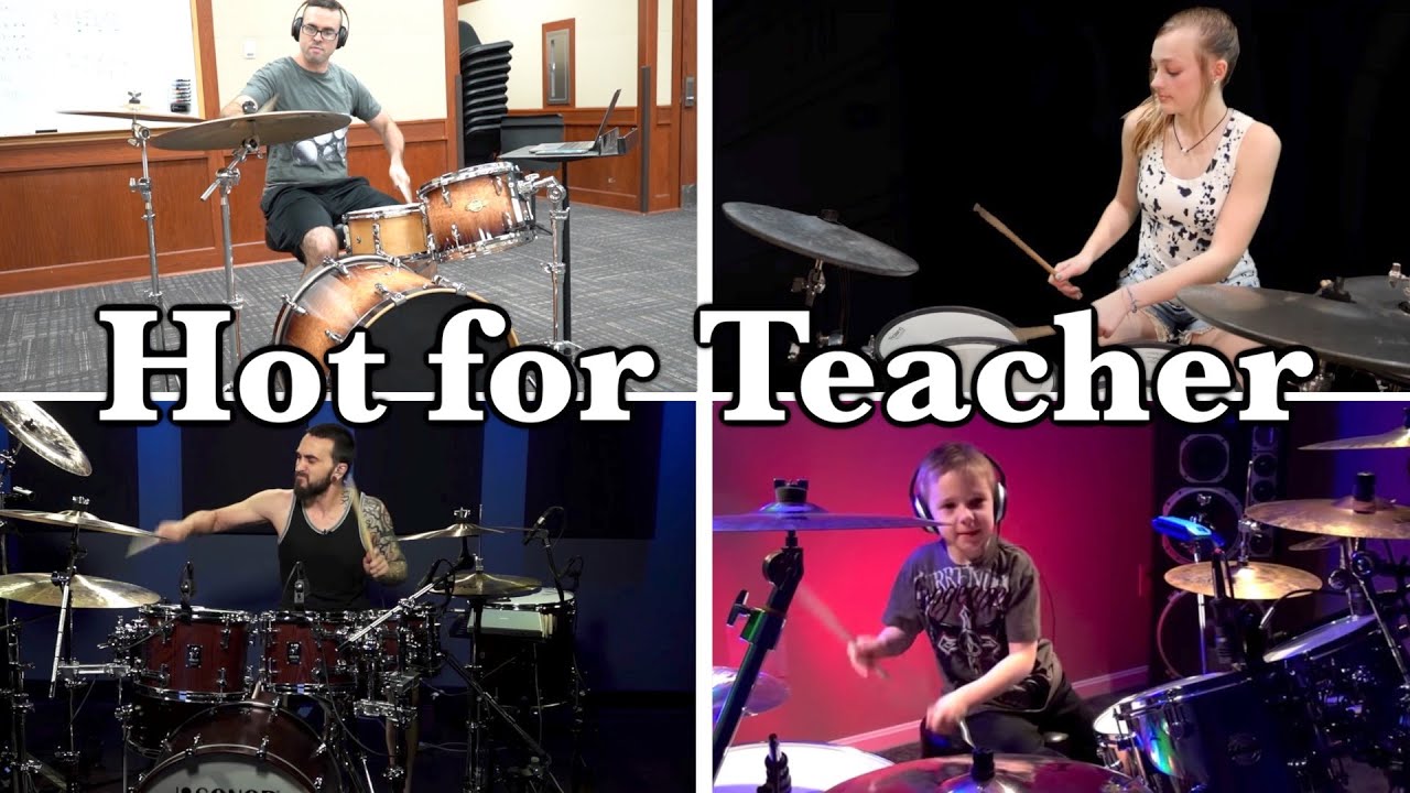 "Hot for Teacher" Drum Solo - Who Plays it the Best? - YouTube