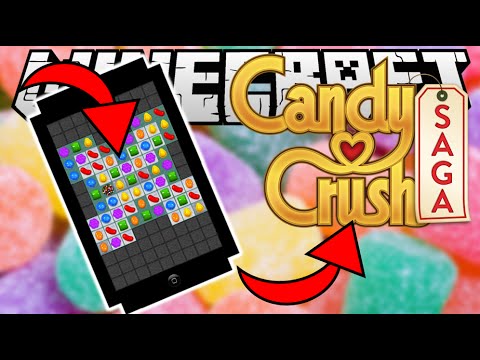 CANDY CRUSH SAGA SUR MINECRAFT VANILLA !! NO FAKE - YouTube