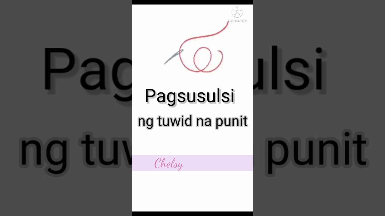 Pagsusulsi Tuwid na Punit - YouTube