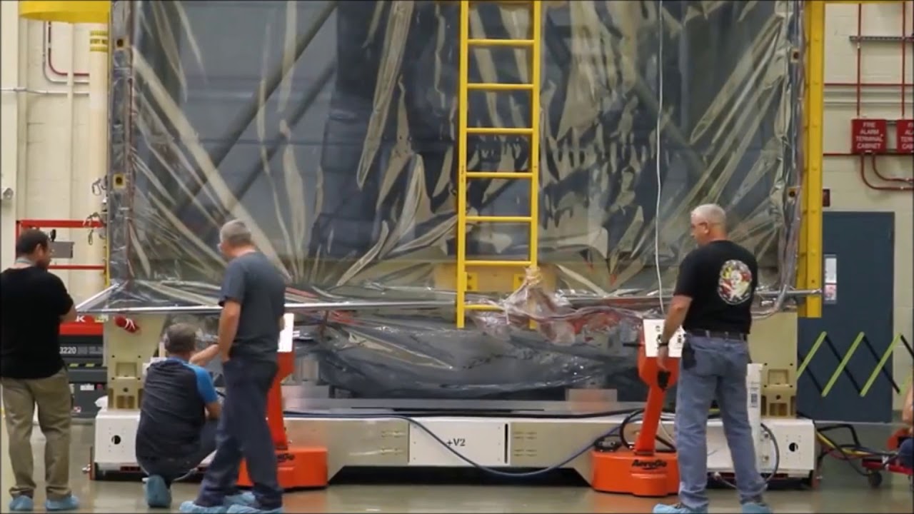 AeroGo Aero Drives move Webb telescope at Goddard NASA - YouTube