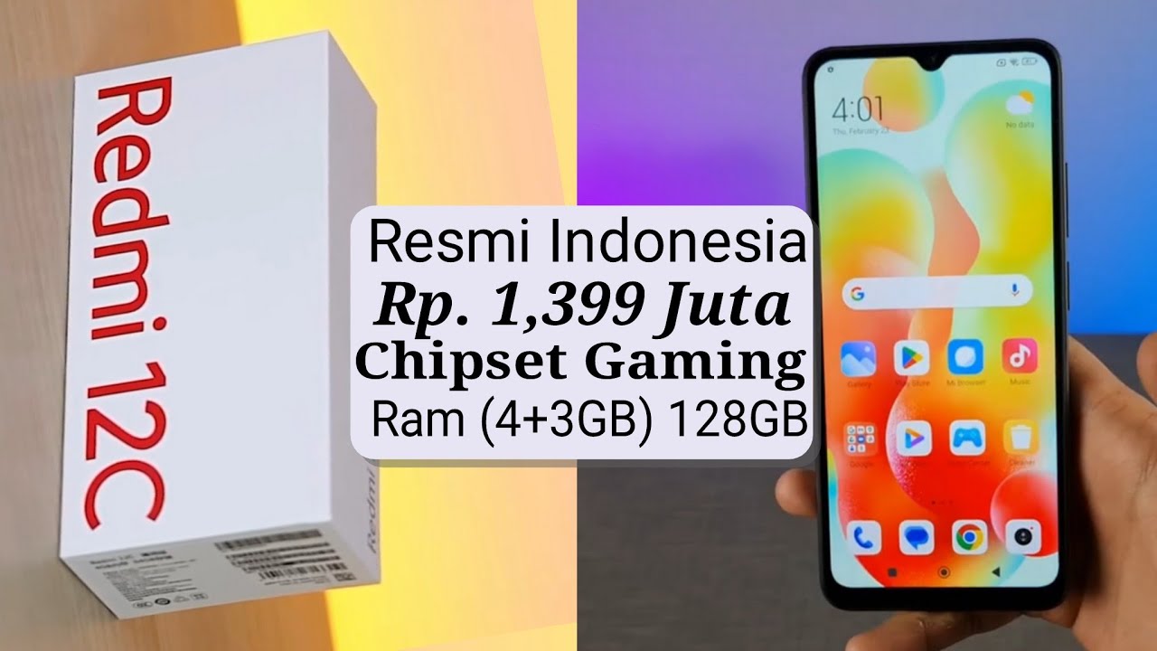 RESMI RILIS!! REDMI 12C INDONESIA! Spesifikasi dan Harga - YouTube