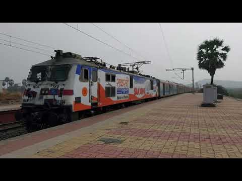 [4K] SAKARNI PLASTERS WAP 7 with Darshan Express At Vaitarna !! - YouTube