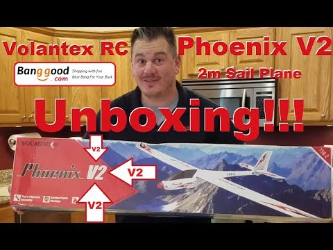 Volantex RC - Phoenix V2 - 2m - Unboxing!!! - YouTube