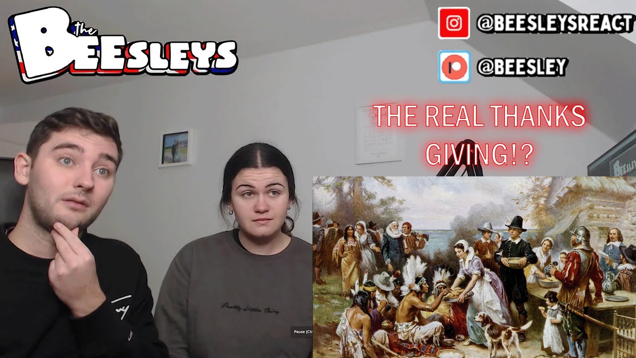 British Couple Reacts to The First Thanksgiving: What Really Happened ...