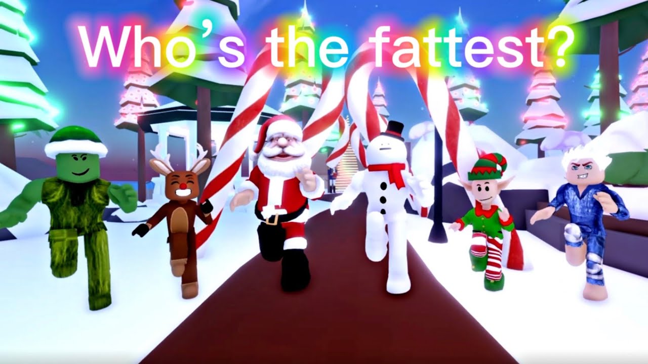 CHRISTMAS CHARACTERS DID THIS TREND | Roblox Trend - YouTube