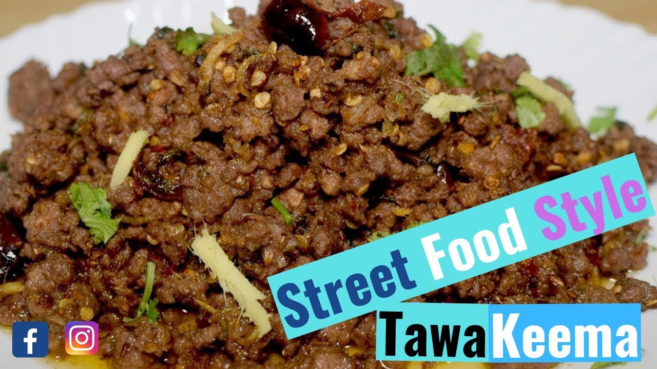 Special Tawa Keema Recipe | Tawa Keema Pakistan Street Food Style ...
