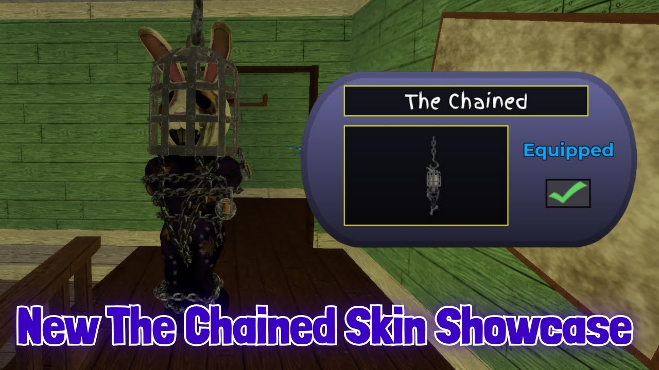 NEW 'THE CHAINED' SKIN SHOWCASE IN ROBLOX PIGGY | Decay: Delirium ...