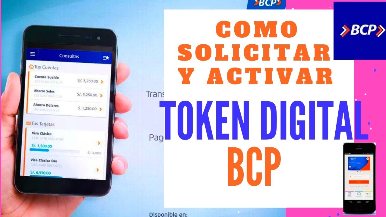 COMO SOLICITAR Y ACTIVAR TOKEN DIGITAL BCP - YouTube