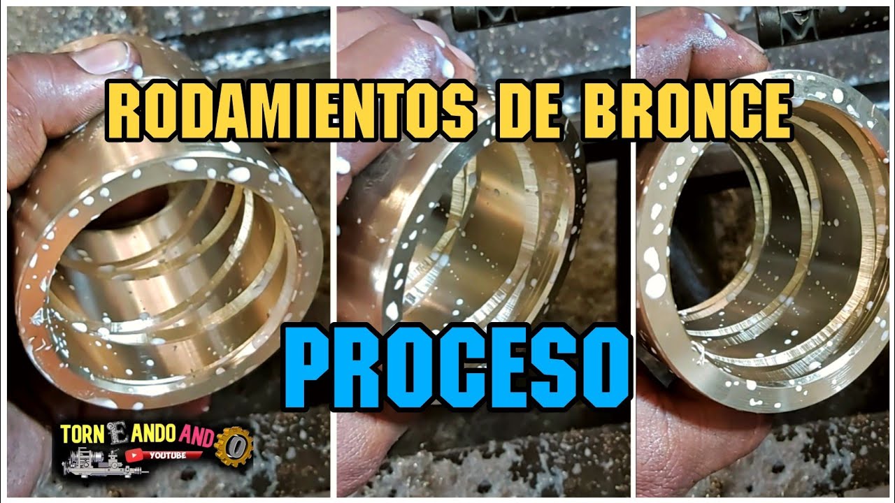 Así Se Hace Un Rodamiento De Bronce - Desde Cero - Torneandoando - YouTube