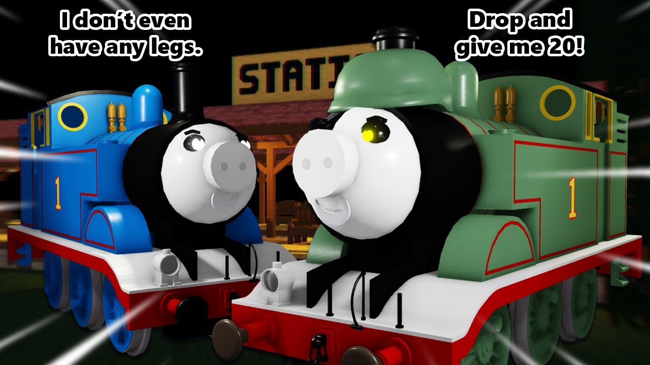 ROBLOX PIGGY RP SOLDIER THOMAS PIGGY!! - YouTube