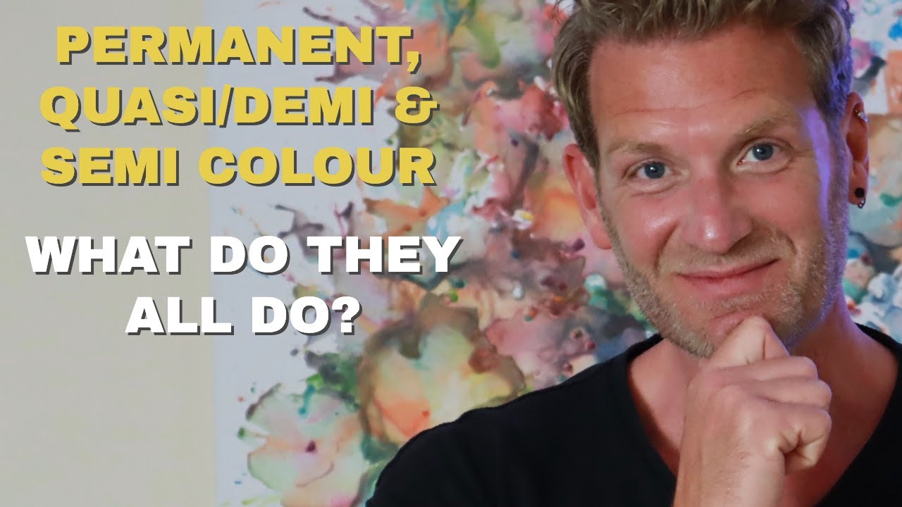 TYPES OF HAIR COLOR/ HOW TO USE PERMANENT, DEMI AND SEMI COLOR - YouTube