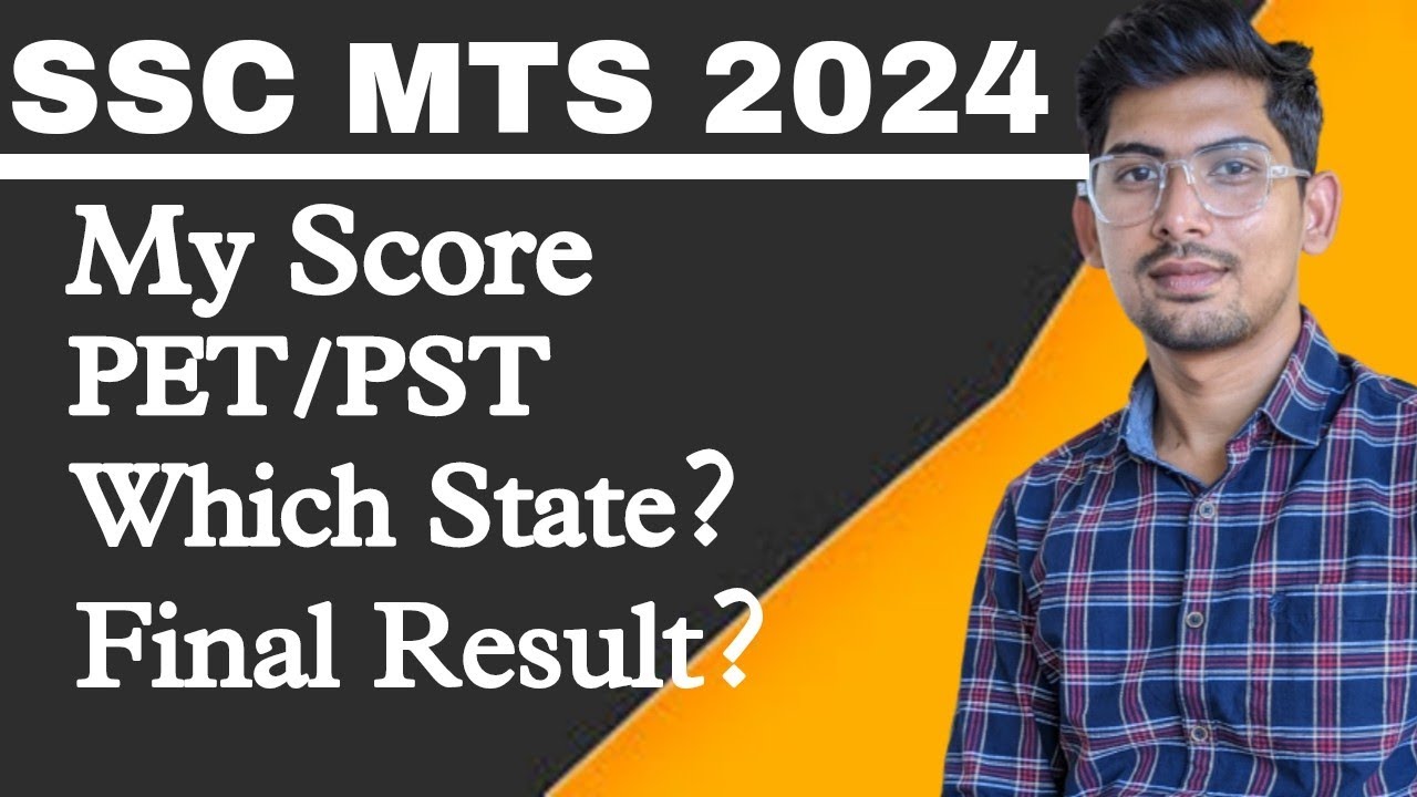 SSC MTS 2024 PST Result 🎉My score Final Result कब आयेगा PST कब तक होगा ...