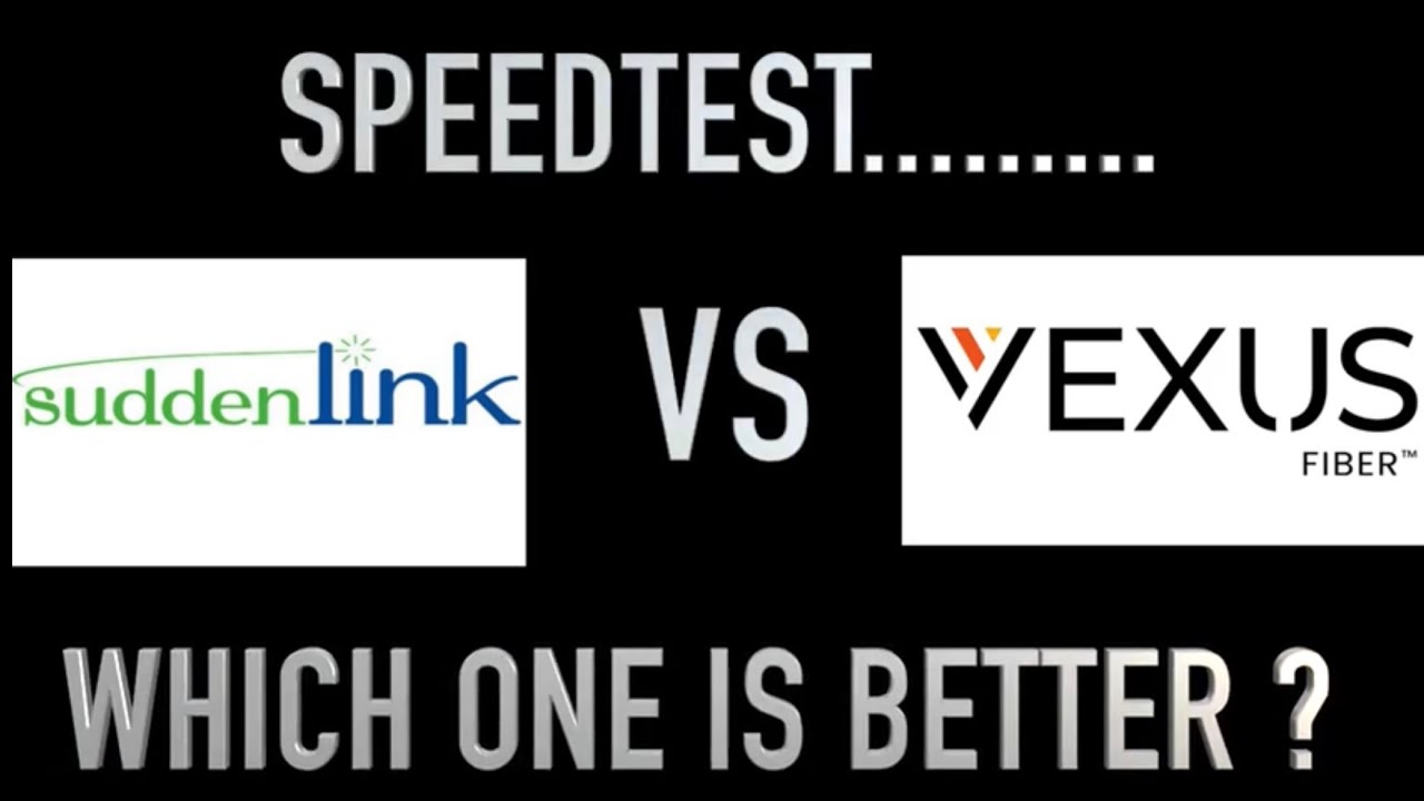 Sudden Link vs Vexus speedtest with the 1gb internet - YouTube
