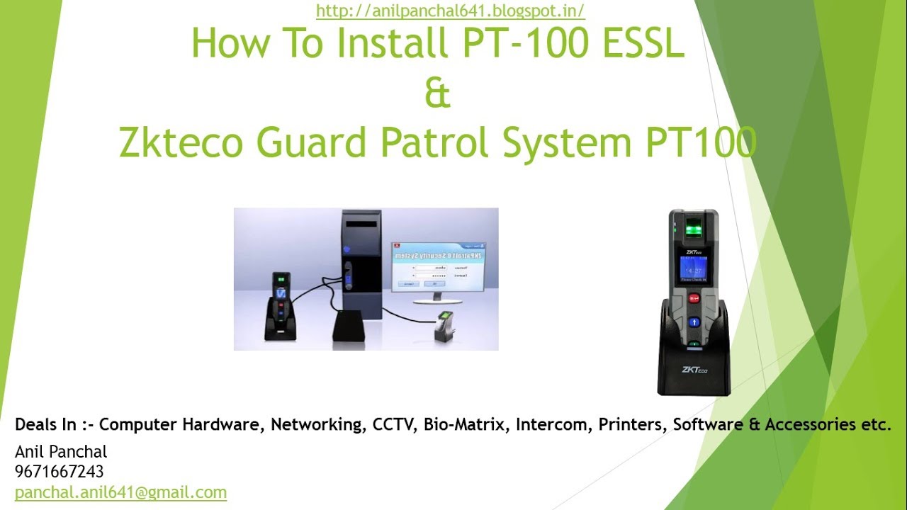 How to install Zkteco Guard Patrol System PT100 PART 3 - YouTube