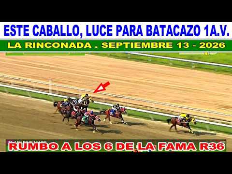 ESTE CABALLO, LUCE EN CALIDAD DE BATACAZO, EN LA 1RA.VALIDA - R36🟢 LA RINCONADA, 13-2026🍀