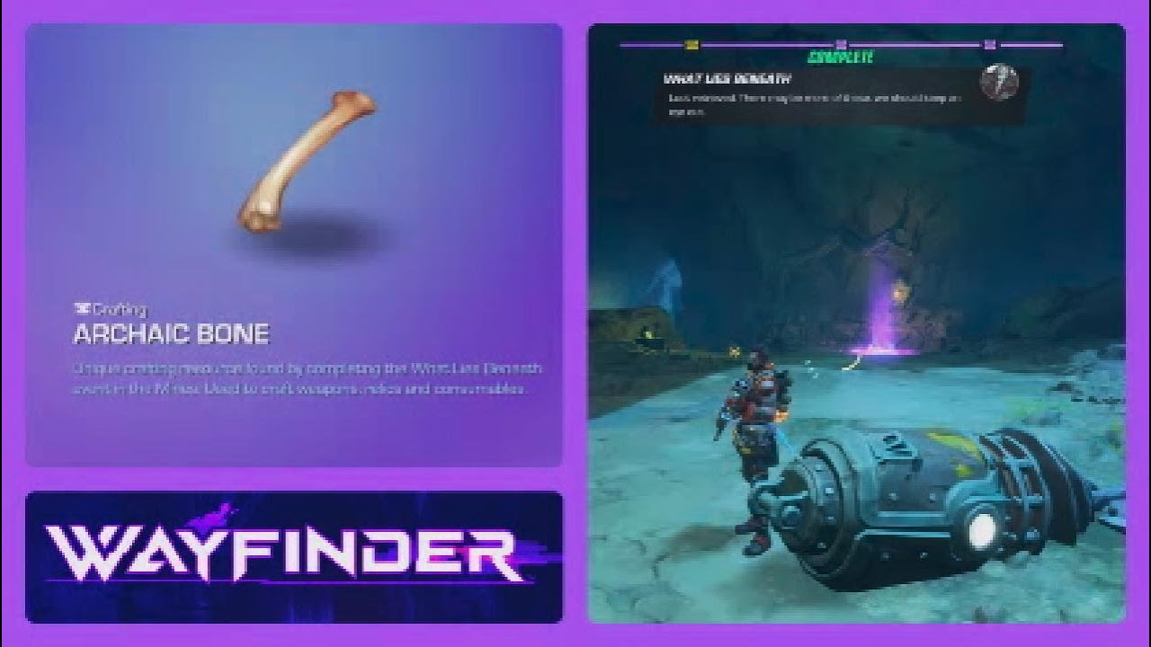 WAYFINDER : How to find the rare Archaic Bone crafting ingredient ...