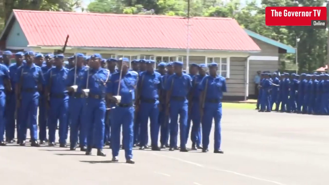 BEAUTIFUL PARADE DISPLAY BY POLICE OFFICERS IN THEIR BEAUTIFUL NEW ...