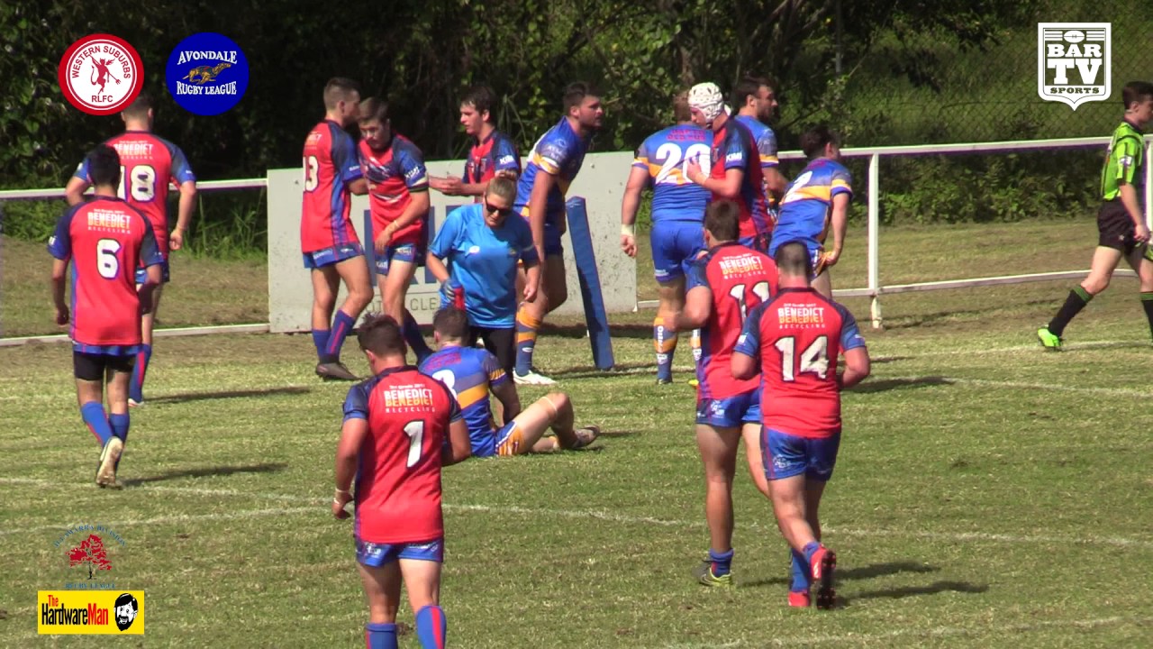 2017 IRL Shield Round 1 Highlights -Wests Devils Vs Avondale - YouTube