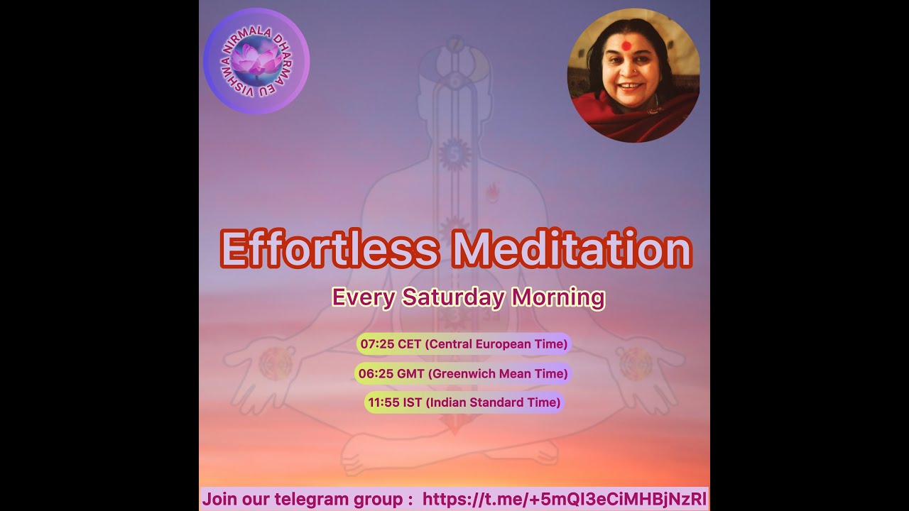 Sahaja Yoga: Effortless Meditation 16 11 2024 - YouTube