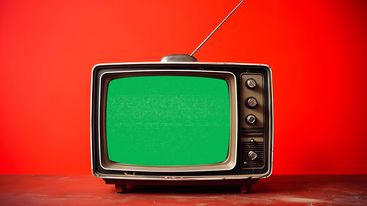 Epic Red Retro TV Green Screen Reveal! - YouTube