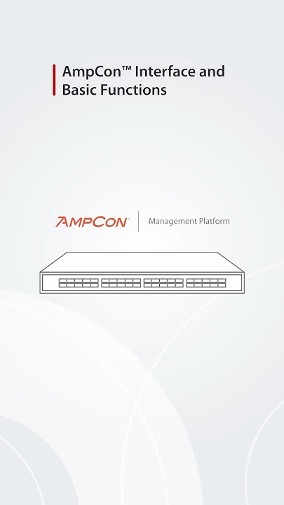 FS AmpCon™ Interface and Basic Functions #networkdeployment #networking #shorts - YouTube