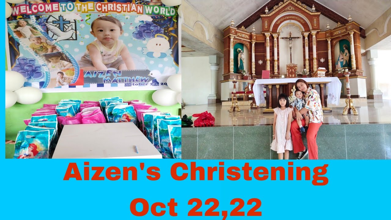 Christening of Baby Aizen Matthew "kokorun"|| Jaella Zae TV - YouTube