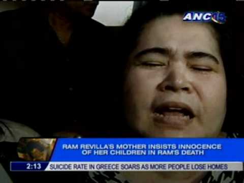 Ram Revilla's mother insists innocence of her children in Ram's death ...