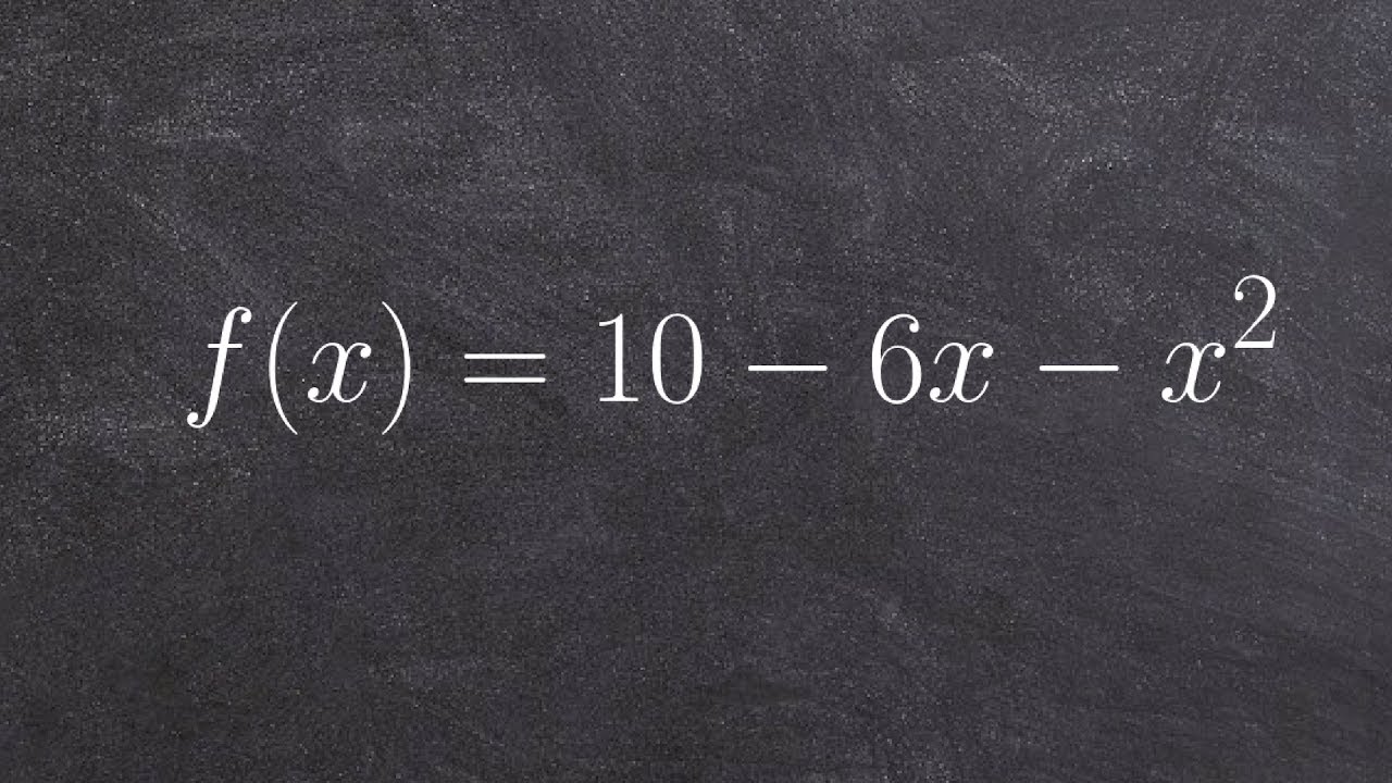 Identifying the transformations of a quadratic by completing the square ...