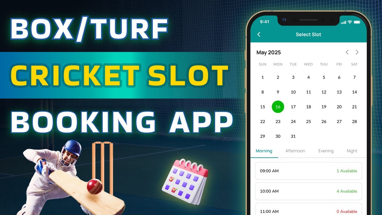 Cricket App | Box Cricket | Turf Cricket | Cricket Slot Booking App | Sports App - YouTube