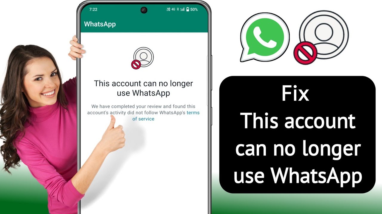 How to Fix This account can no longer use WhatsApp | This account can ...