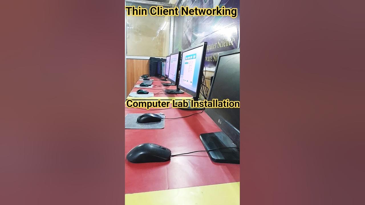 Thin Clien Networking | Computer Lab Installation #thinclient #networking #computerlab - YouTube