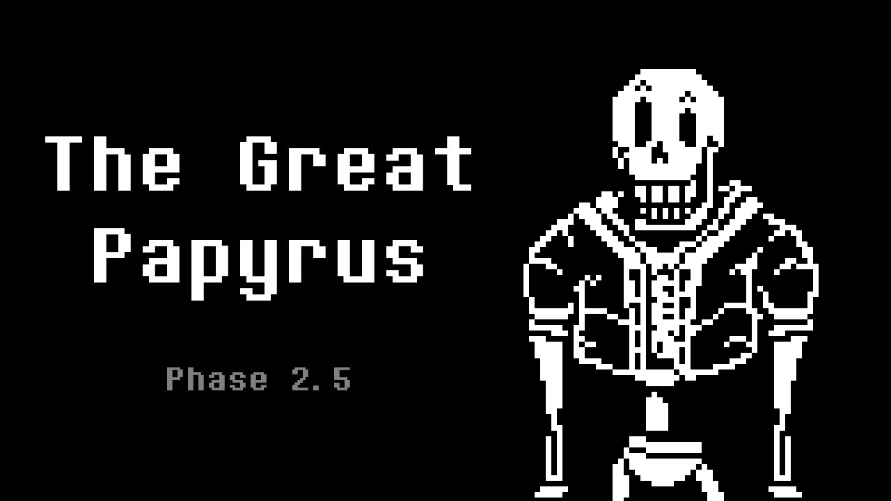 The Great Papyrus - Disbelief Hard Mode (ACDD's Take) - YouTube