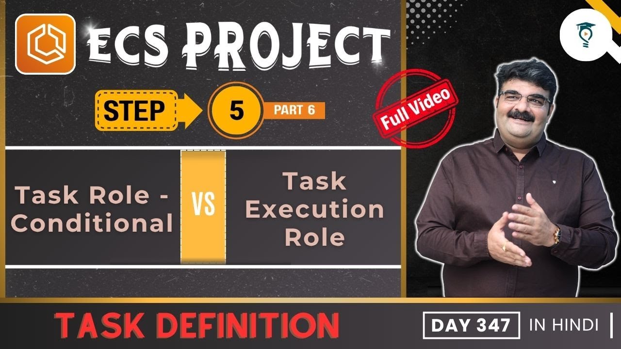 Day 347 Project Step 5 ECS Task Definition When to Use ECS Task Role Vs ...
