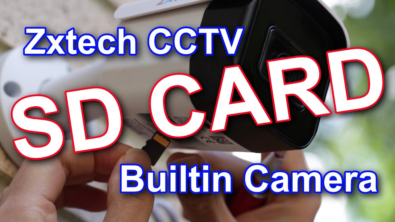Zxtech IP CCTV Camera with SD Card - YouTube