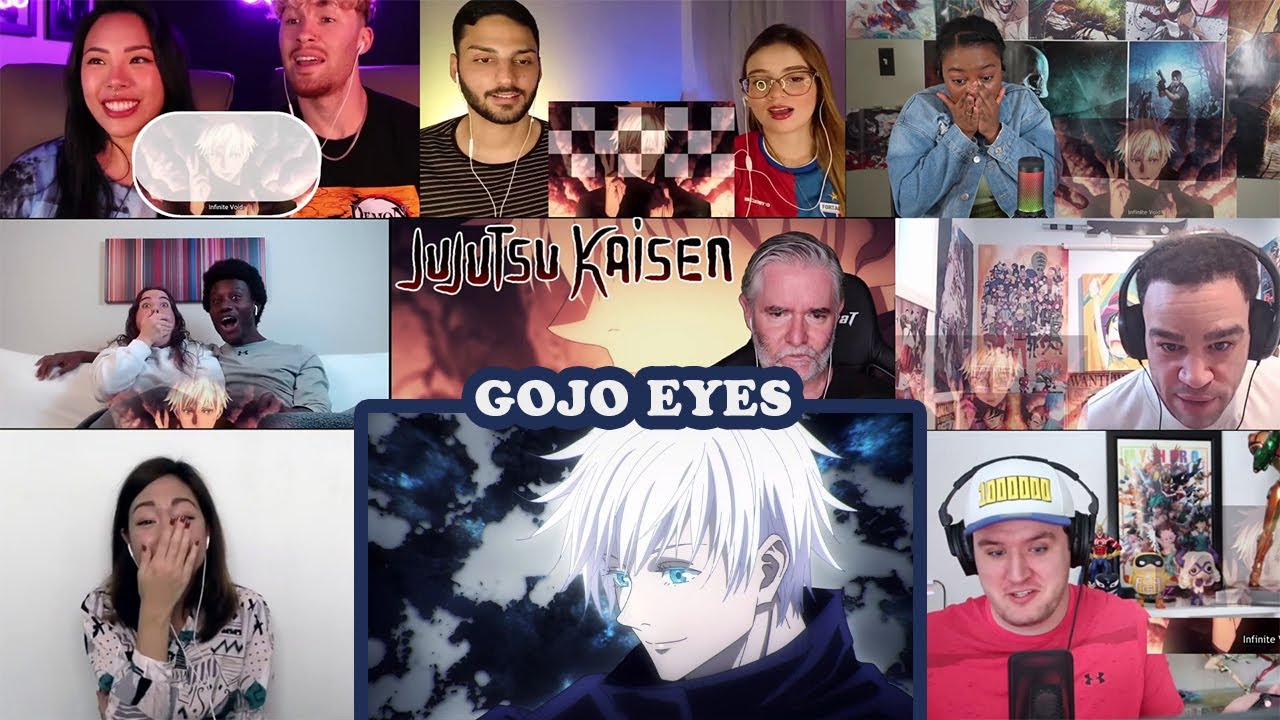 Gojo's eyes revealed | Jujutsu Kaisen Season 1 Episode 7 reaction ...