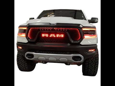 2019-2023 RAM LED Illuminated Badge Emblem Logo 2.0 (Smoked, Flow ...