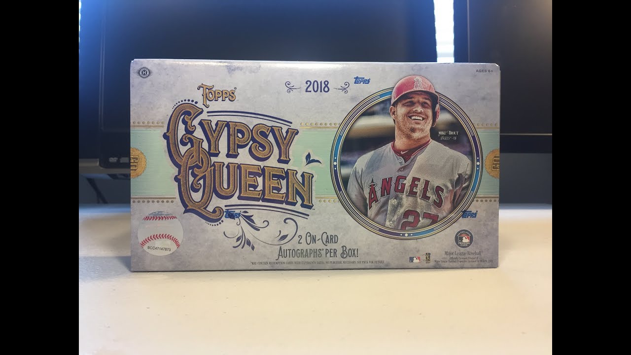 2018 Topps Gypsy Queen Hobby Box | 3 AUTOS!! - YouTube