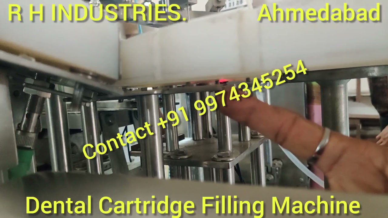 Dental Cartridge Filling, Bunging And Sealing Machine. - YouTube
